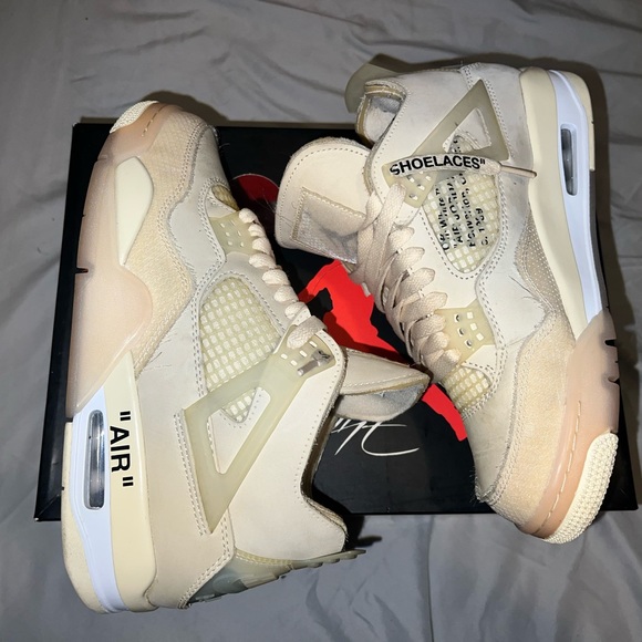 Off-White | Shoes | Off White Air Jordan 4s | Poshmark